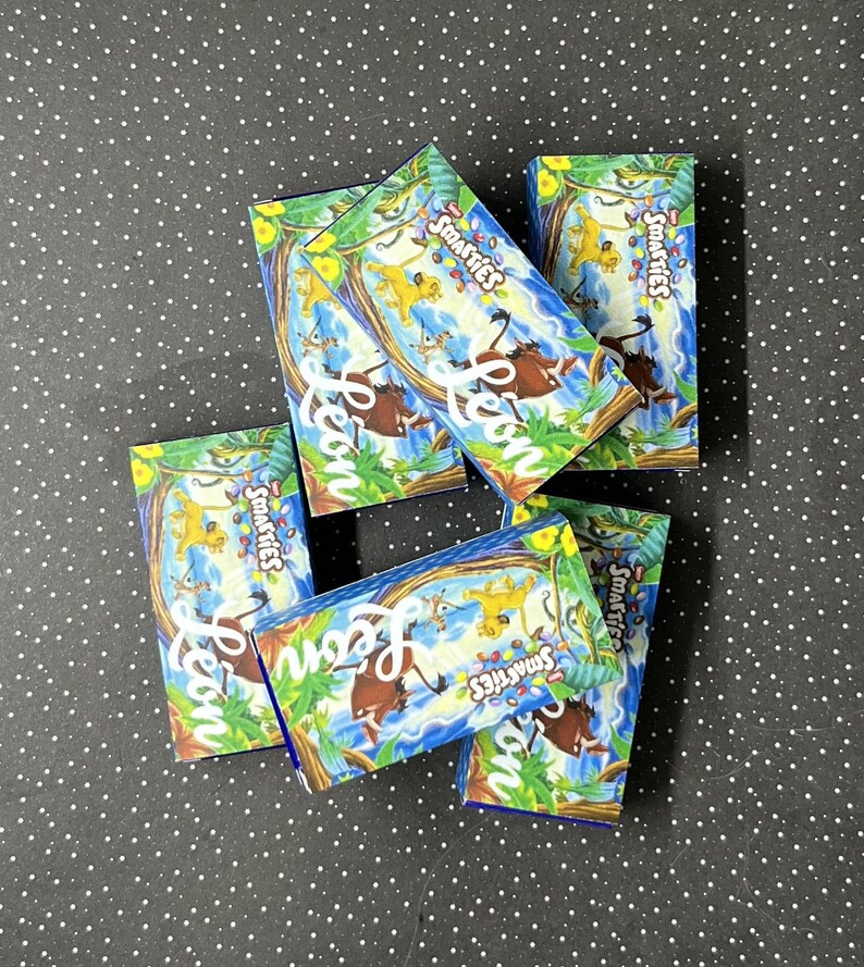 Personalized Smarties Boxes Baptism Wedding Birthday Baby - Etsy