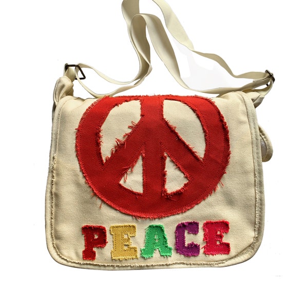 Peace Sign Bag - Etsy