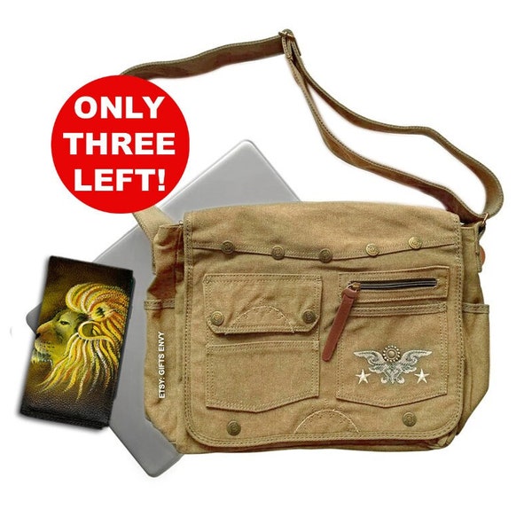 Messenger Bag With Buttons - Etsy