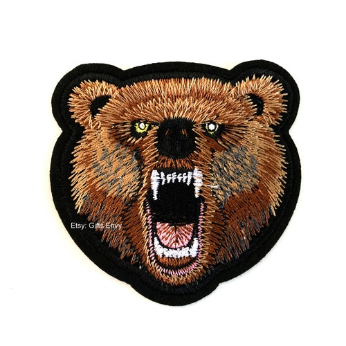 Bear Paw Iron on Patch | Etsy