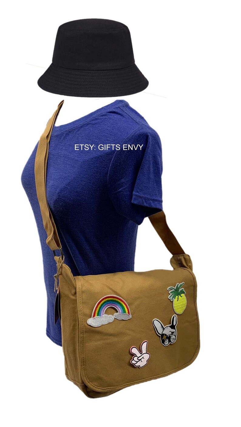 13x10.5 Simple Canvas Velcro Flap Back to School Laptop - Etsy