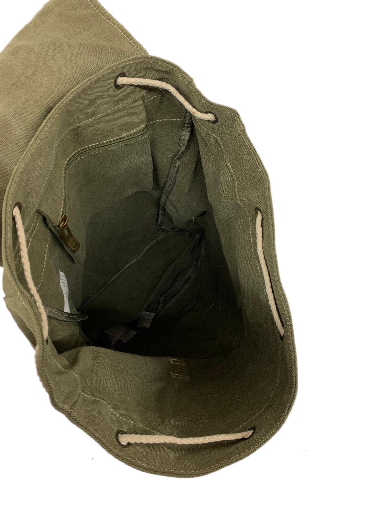 Large Canvas Travel Rucksack Backpack Etsy
