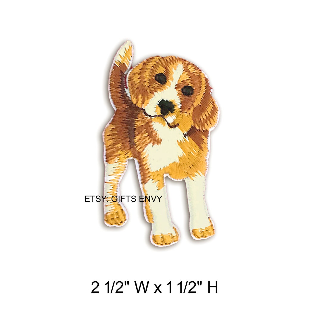 Small Iron-on Embroidered Domestic Animal Appliqué Patch DOG CAT - Etsy