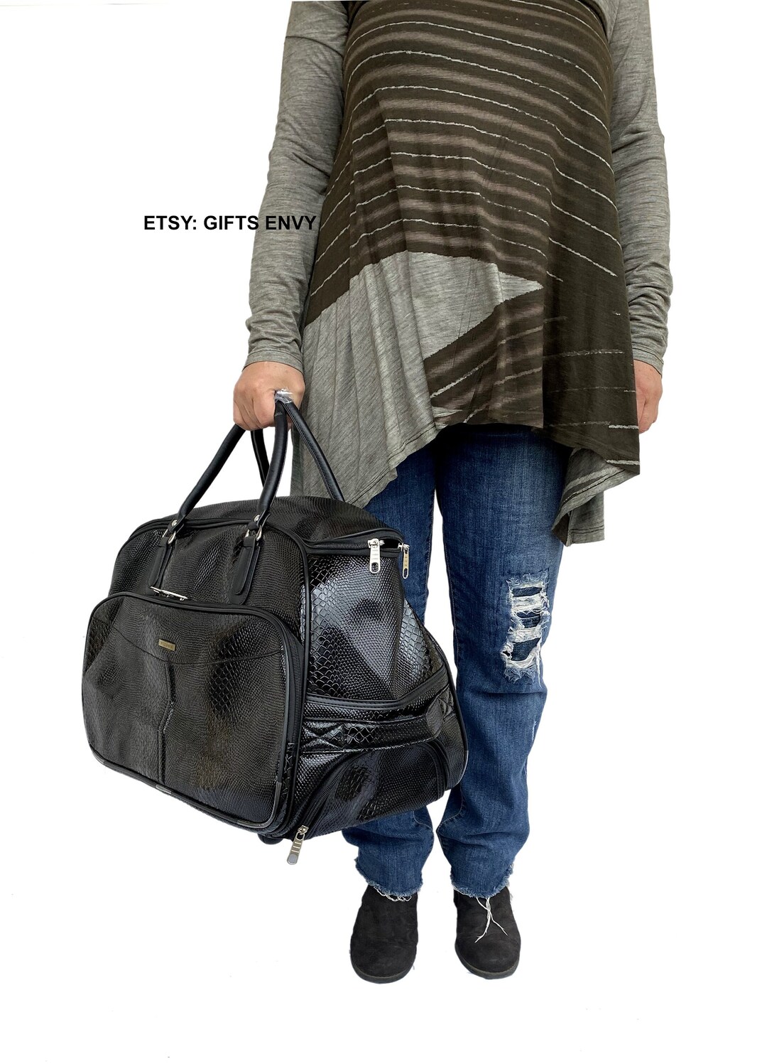 22x12 Weekender Overnight Luggage Bag Travel Carry on Suitcase With ...