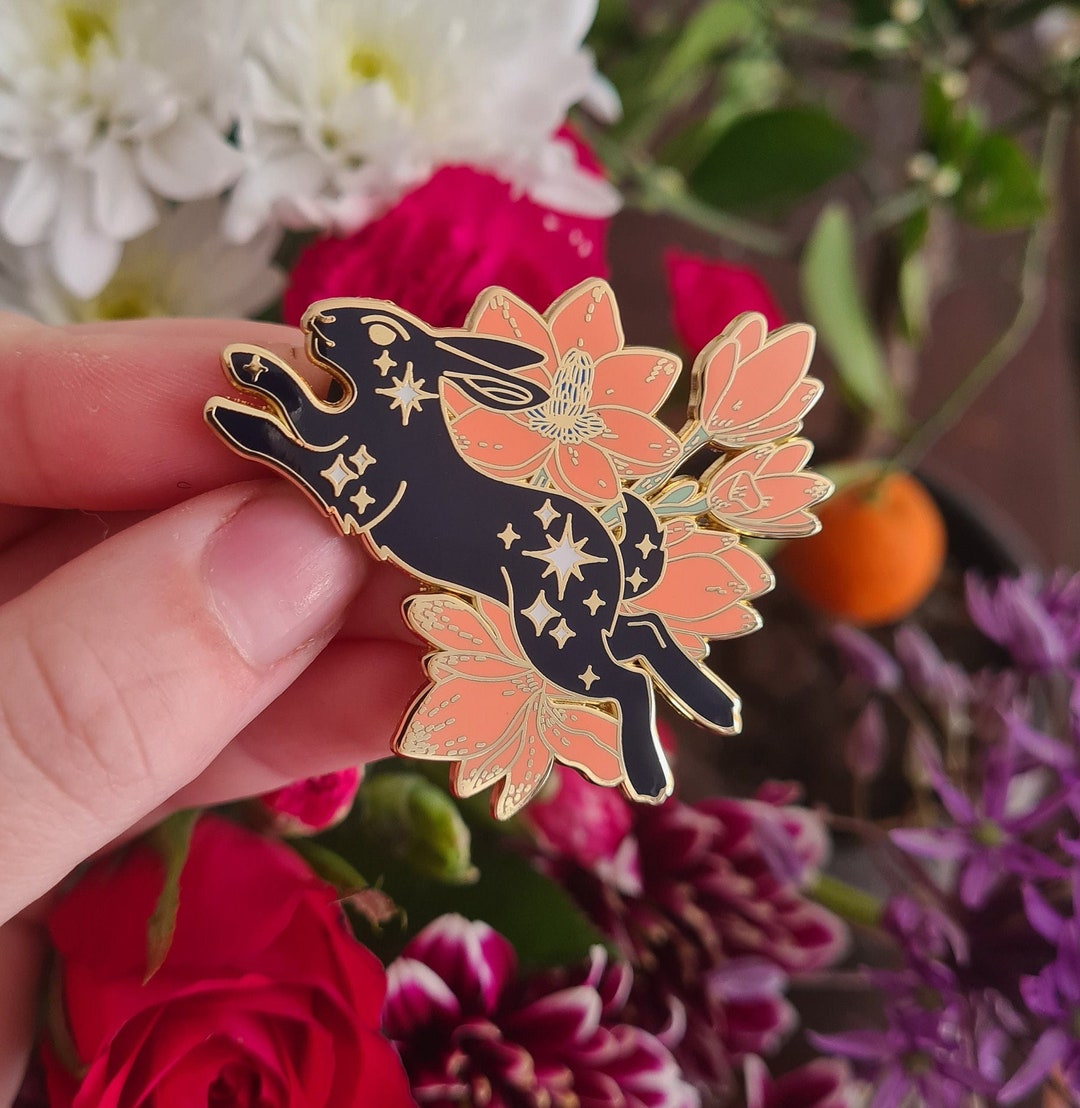 Night Walkers Bunny Enamel Pin - Etsy