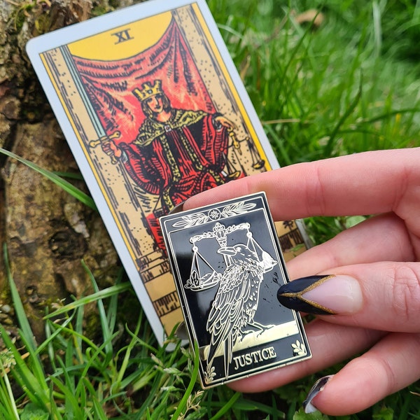 Justice Tarot Card - Etsy