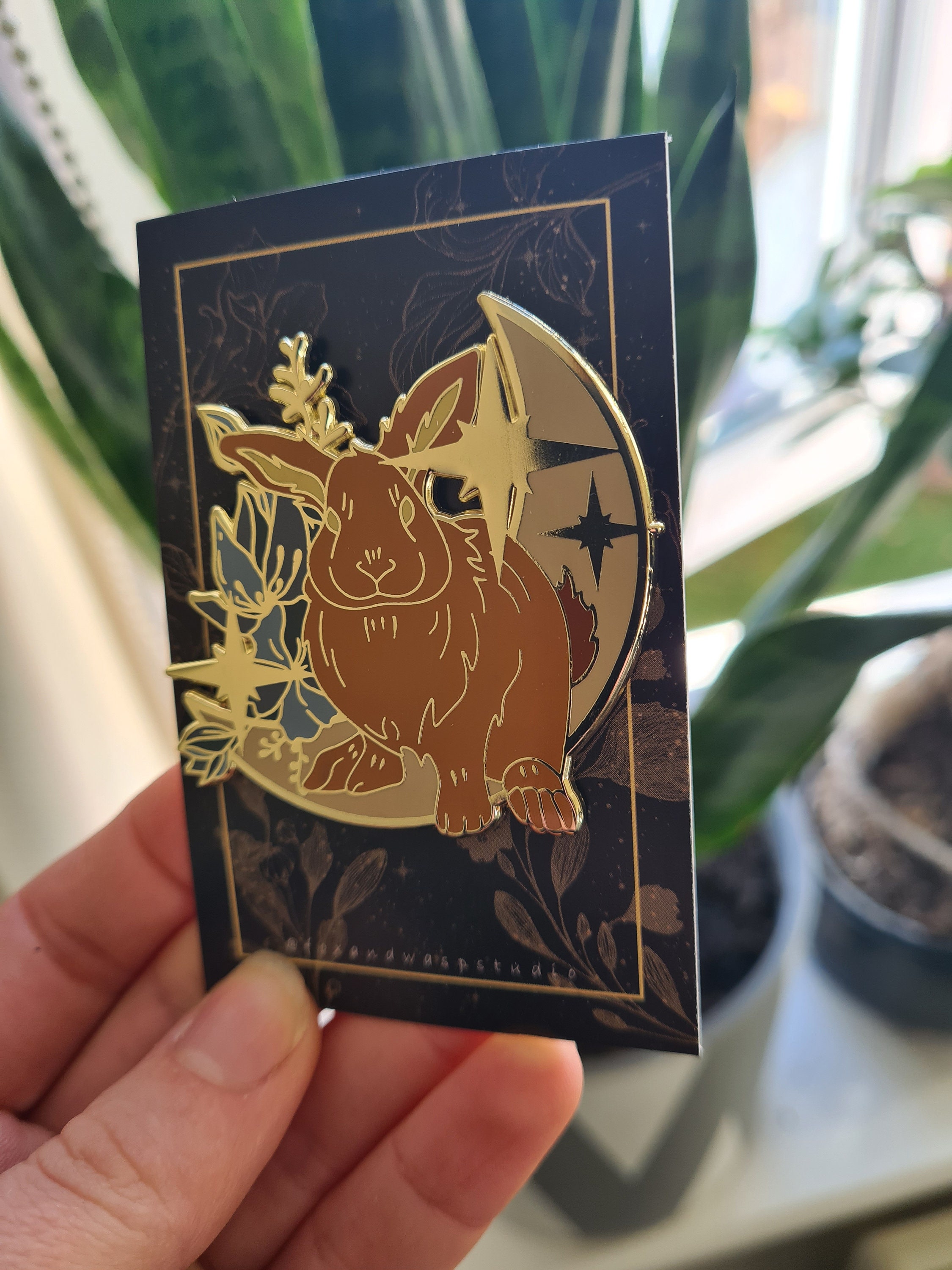 Celestial Bunny Enamel Pin - Etsy