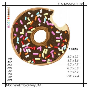 American Donut Embroidery Cake Machine Embroidery Machine Embroidery ...