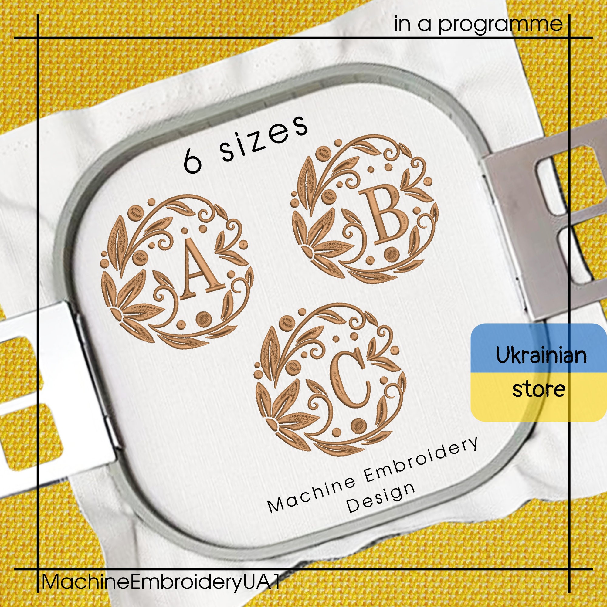 Embossed Machine Embroidery Monogram Font Machine Embroidery - Etsy