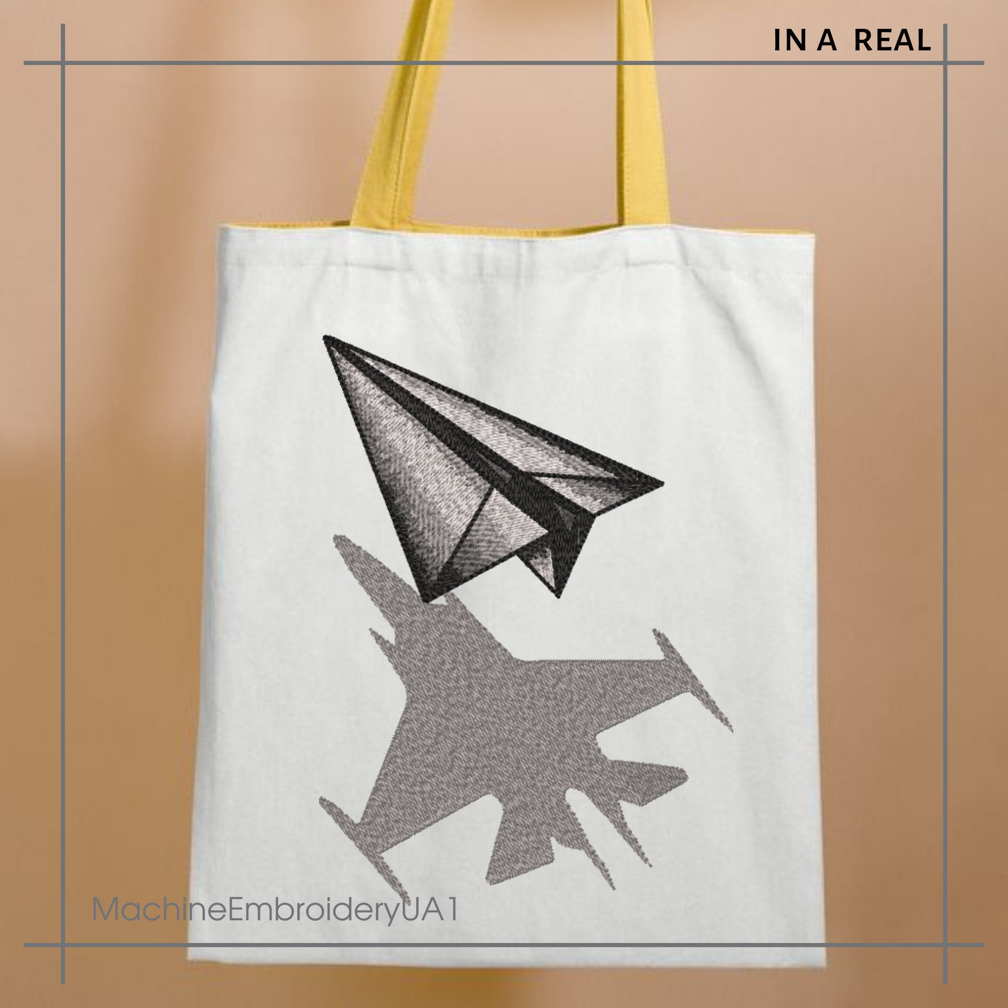 Paper Airplane Machine Embroidery Design Airplane With - Etsy