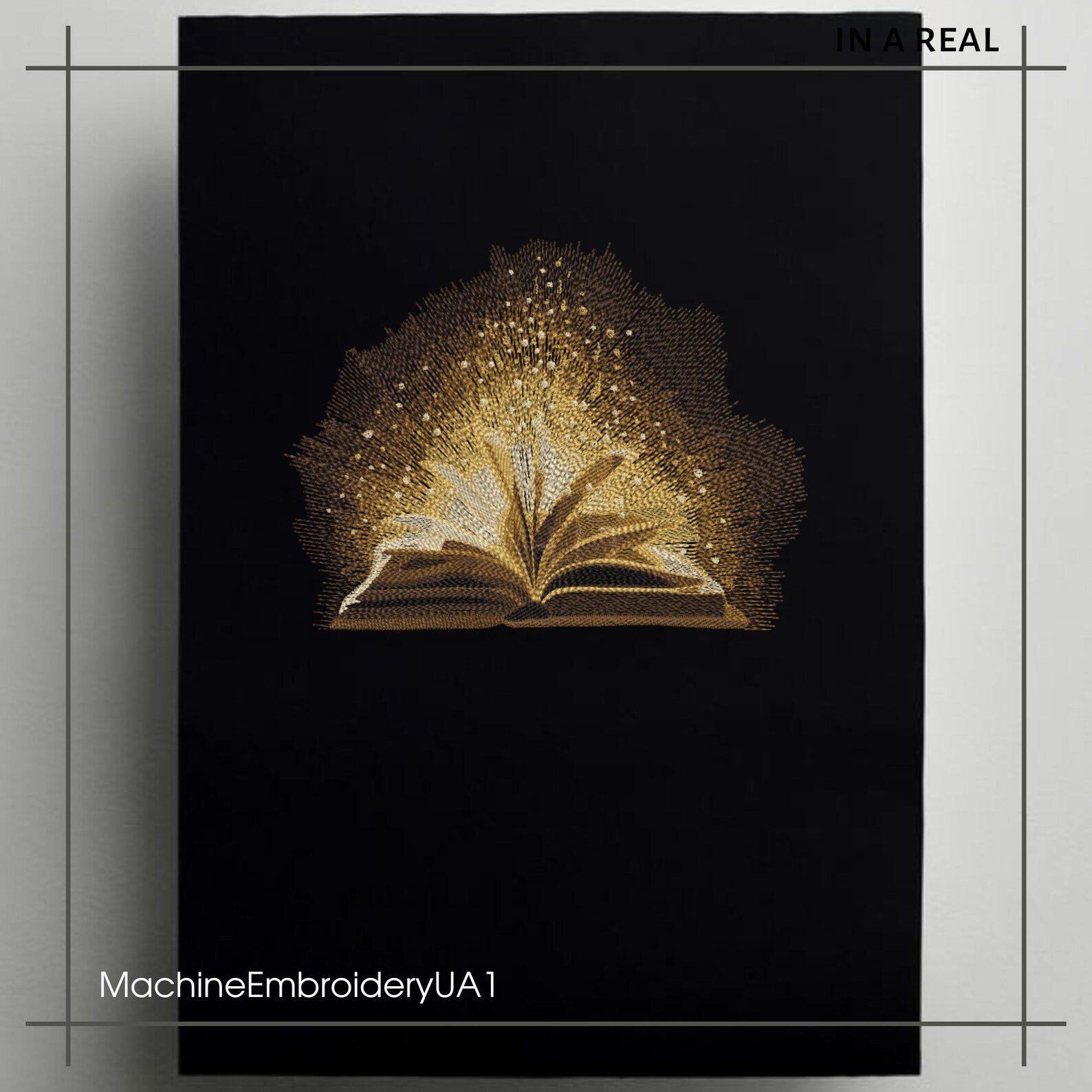 Magic Book Machine Embroidery Design Luminous Book Download - Etsy