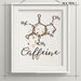 Caffeine Molecule Embroidery DESIGN FILE Machine Embroidery - Etsy