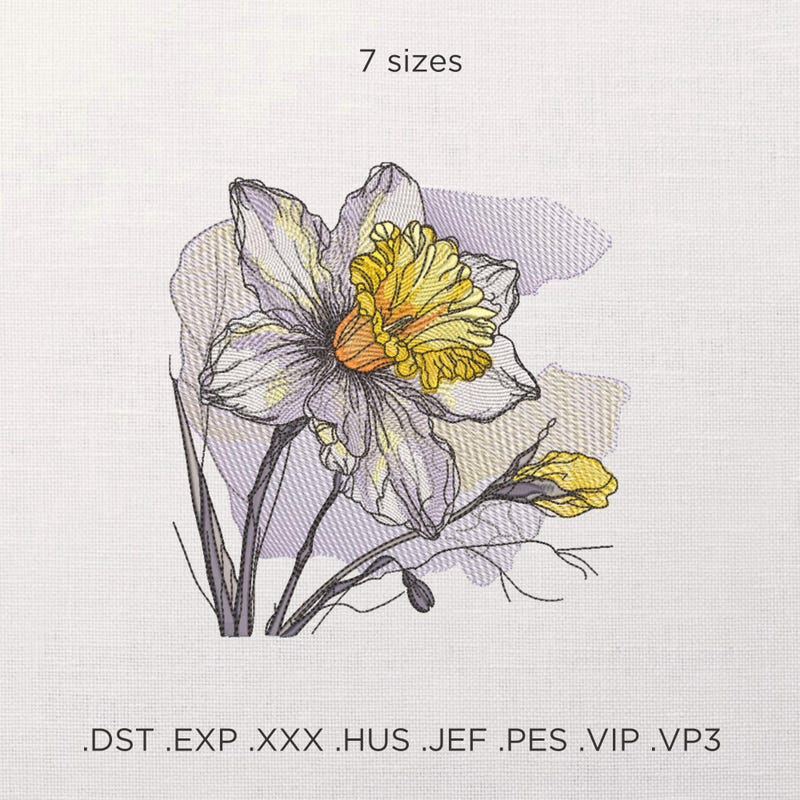 Embroidery Postcard File - Etsy