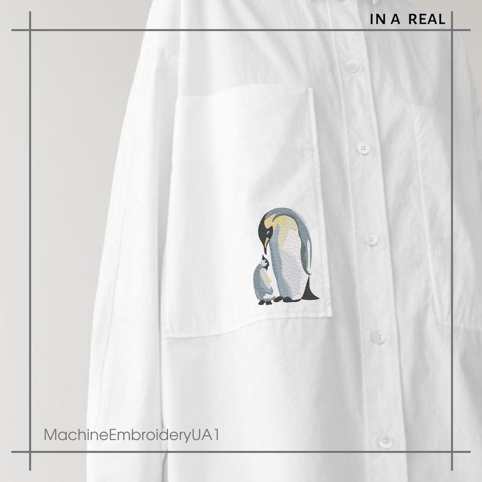 Cute Penguins Machine Embroidery Design Penguins Embroidery - Etsy