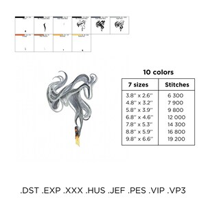 Realistic Burning Matchstick With Swirling Smoke Machine Embroidery ...