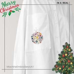 Christmas Ball Machine Embroidery Design Christmas Ball Embroidery ...