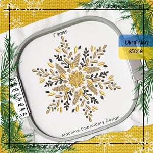 Magic Machine Embroidery Design Fairy Christmas Snowflake Embroidery ...