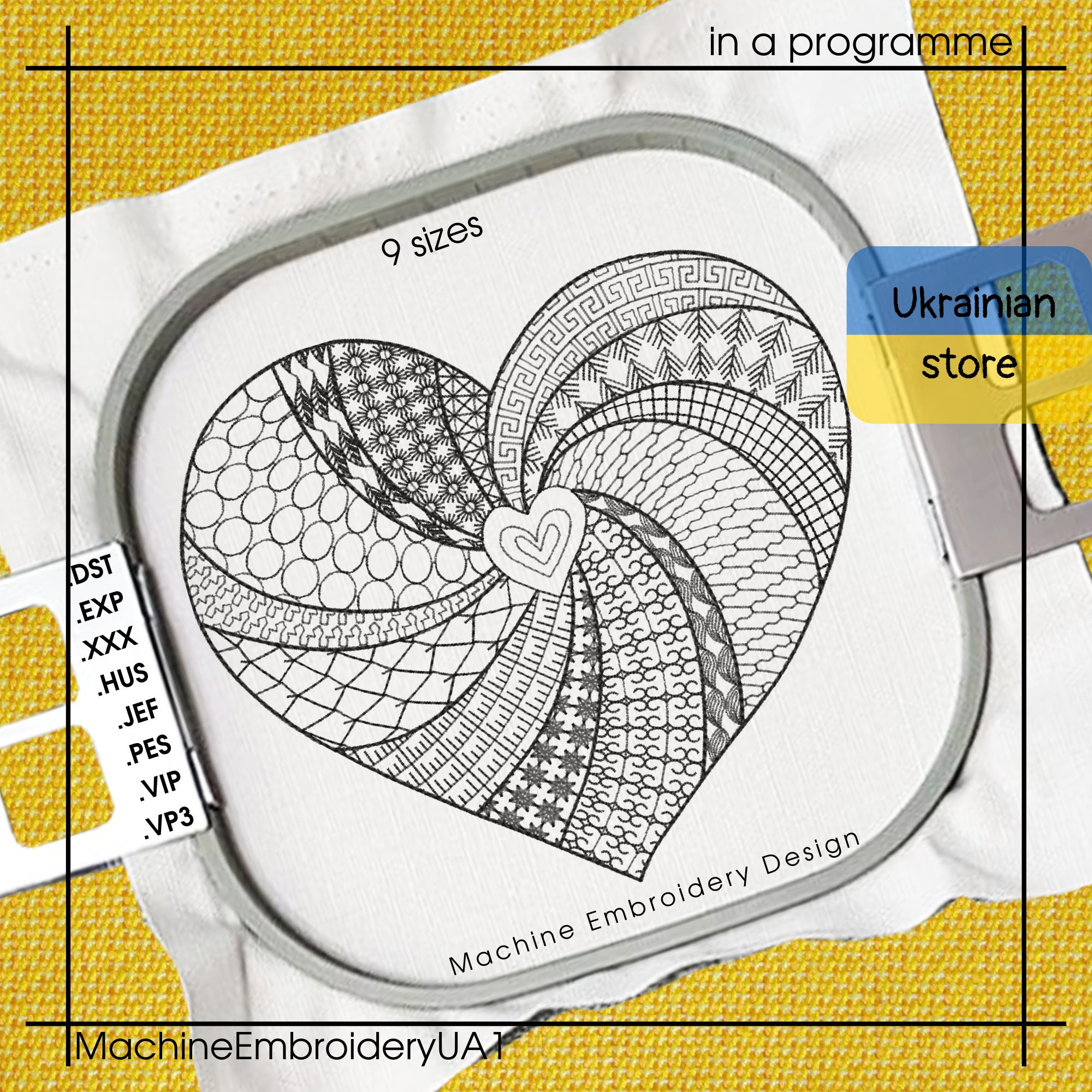 Heart Outline Stitch Machine Embroidery Design Heart Motifs - Etsy