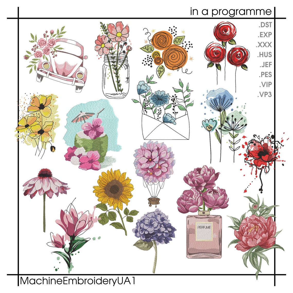 Street of London Machine Embroidery Design Files of - Etsy