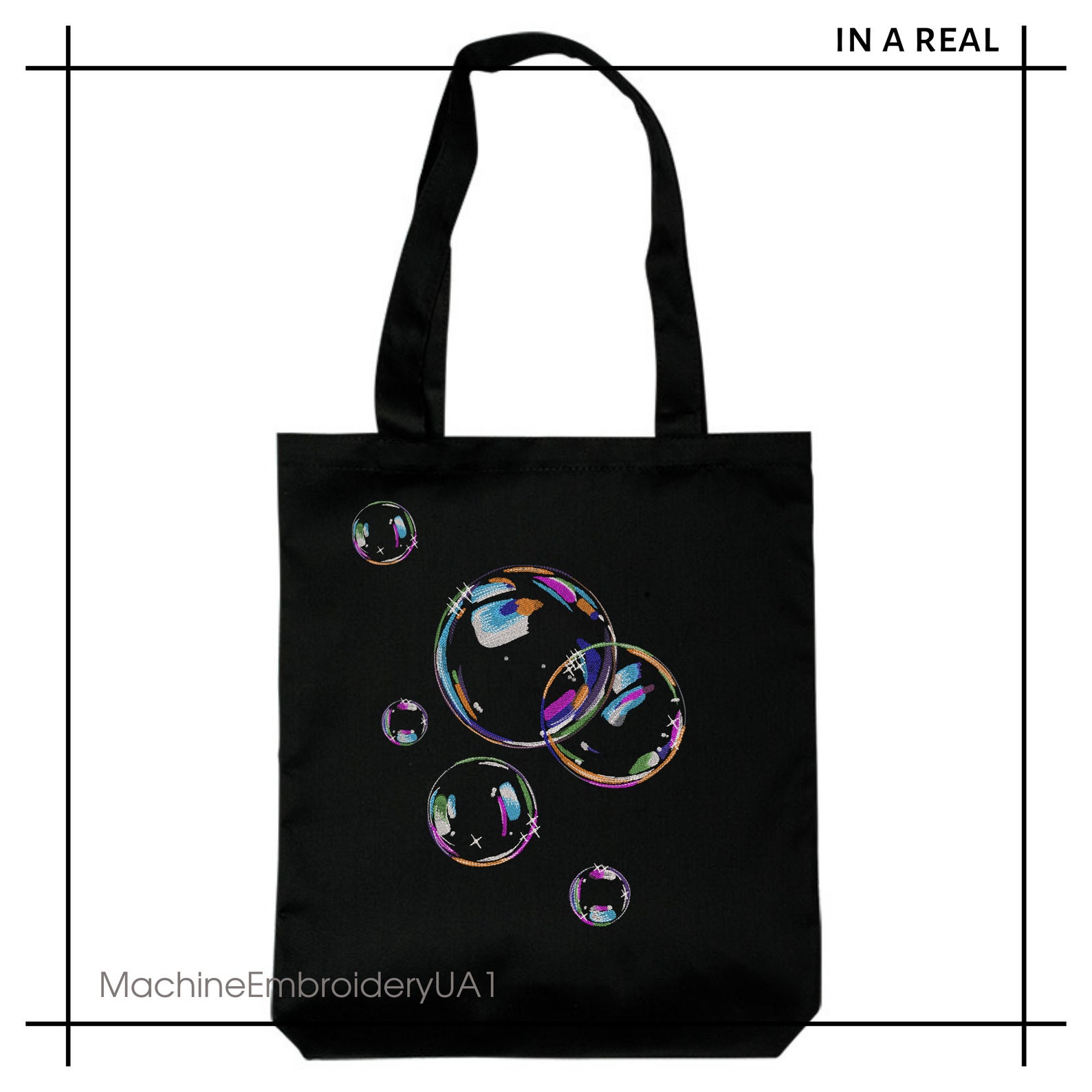 Soap Bubbles Machine Embroidery Design Blowing Bubbles Embroidery Files ...