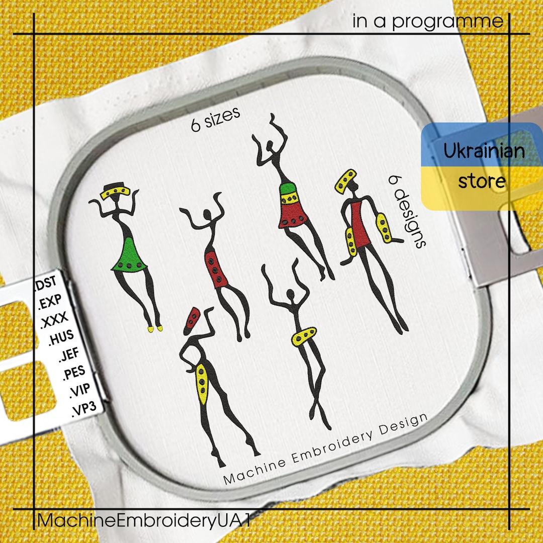 African Pattern Set Machine Embroidery Designs African Motifs ...