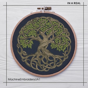 Tree of Life Machine Embroidery Design - Tree of Life Embroidery Files ...