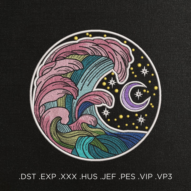 Night Embroidery - Etsy