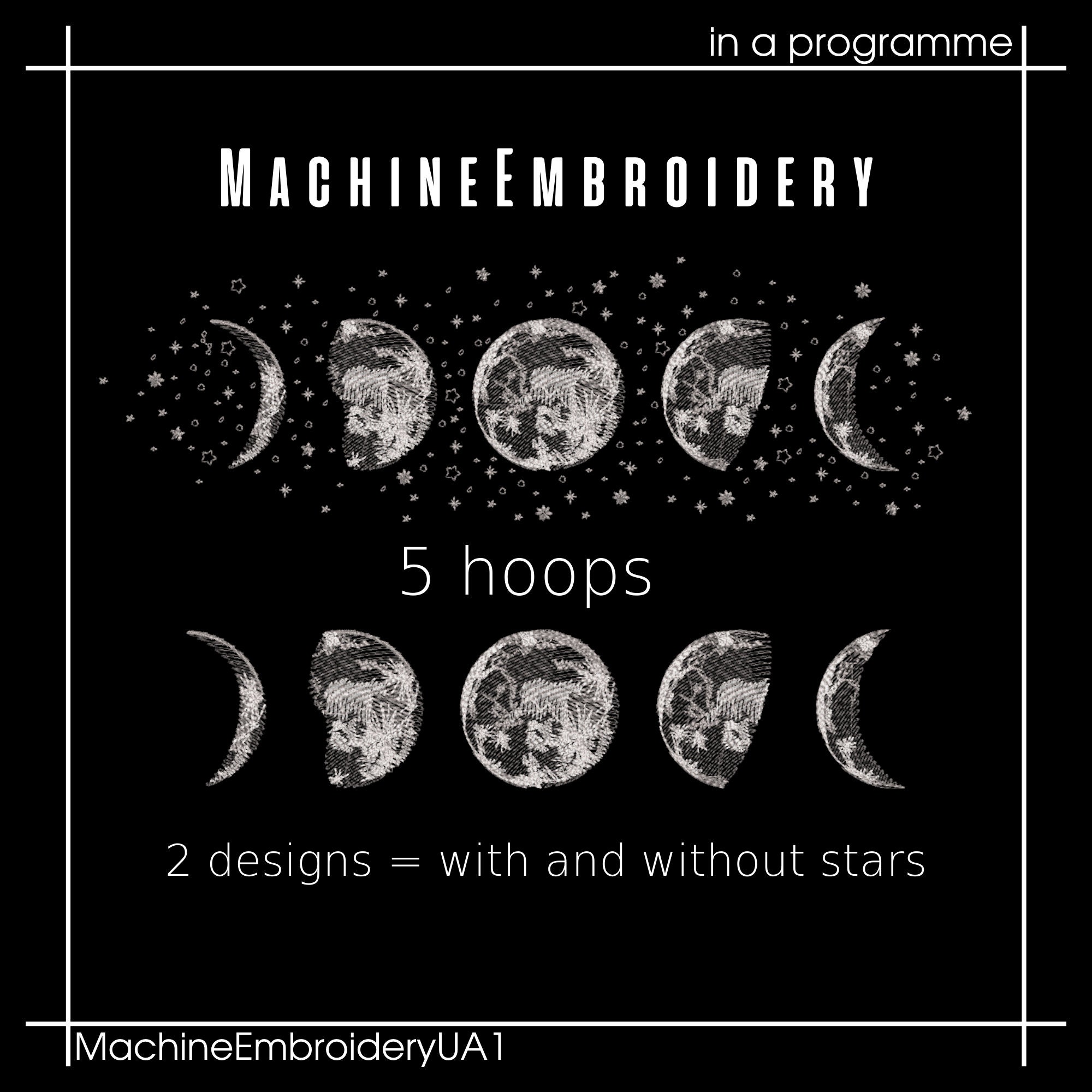 Constellation AQUARIUS Machine Embroidery Design 4 Sizes - Etsy