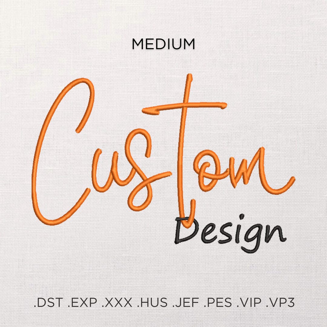 Custom Embroidery Machine Pattern, Personalized Embroidery Machine ...