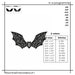 Lace Bat Machine Embroidery Design, Elegant Bat Embroidery for Women T ...