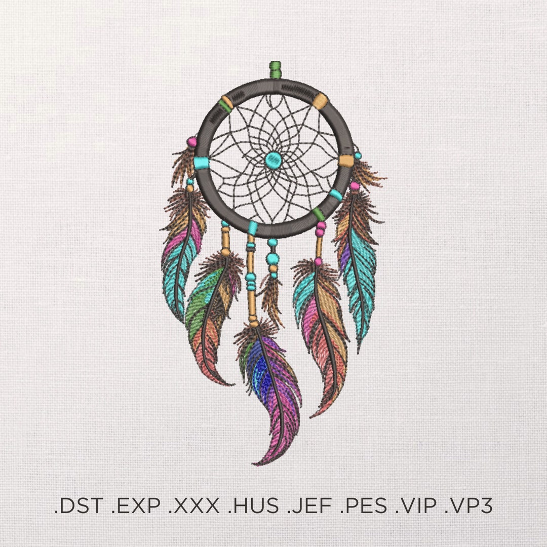 Dream Catcher Machine Embroidery Design - Dream Catcher Embroidery ...