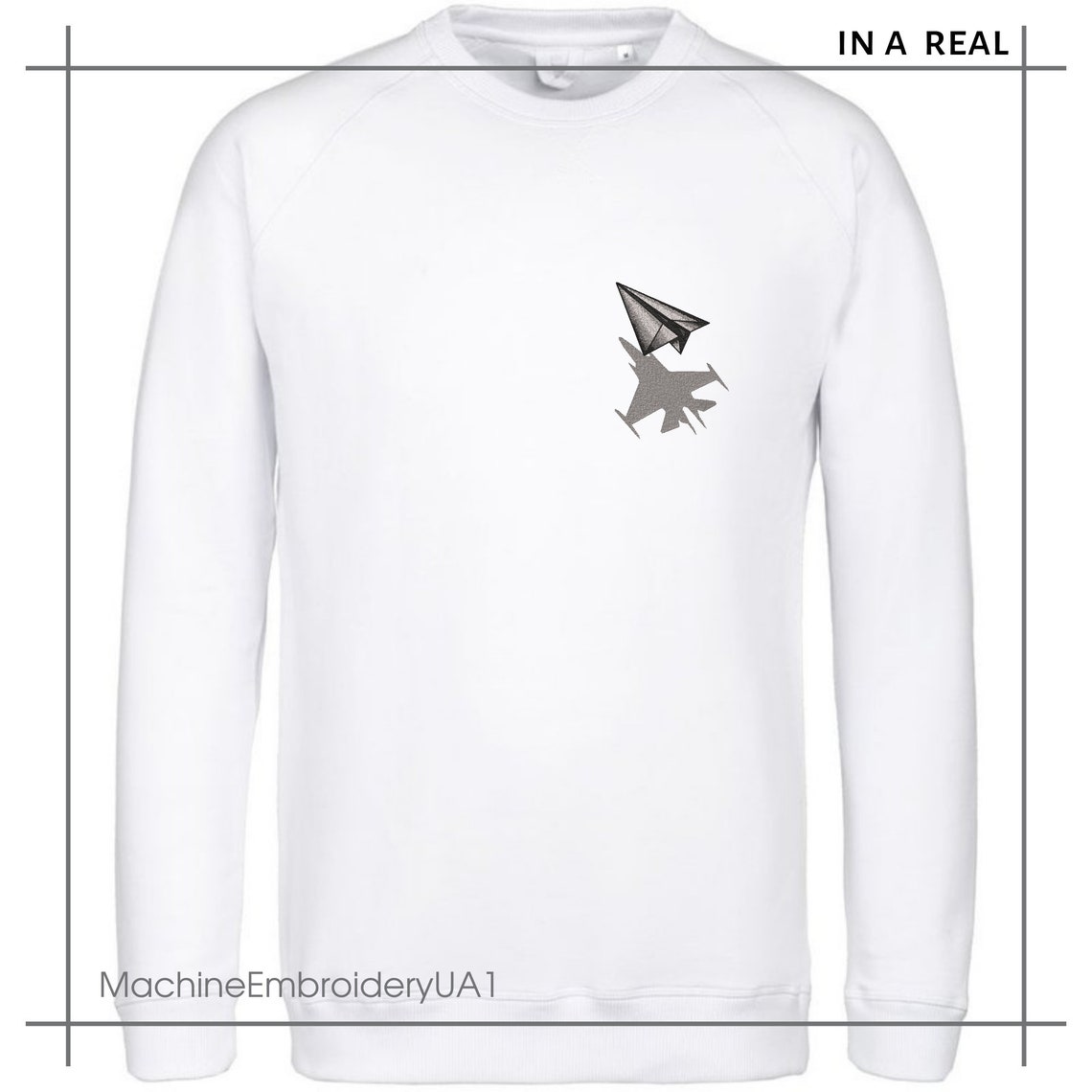 Paper Airplane Machine Embroidery Design Airplane With - Etsy