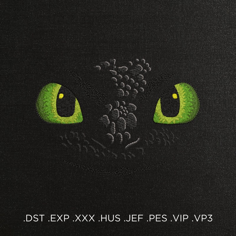 Simple Dragon Embroidery - Etsy