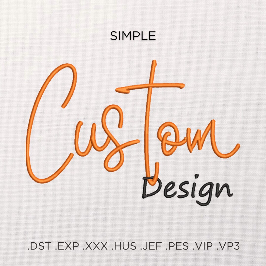 Custom Embroidery Machine Pattern, Personalized Embroidery Machine ...