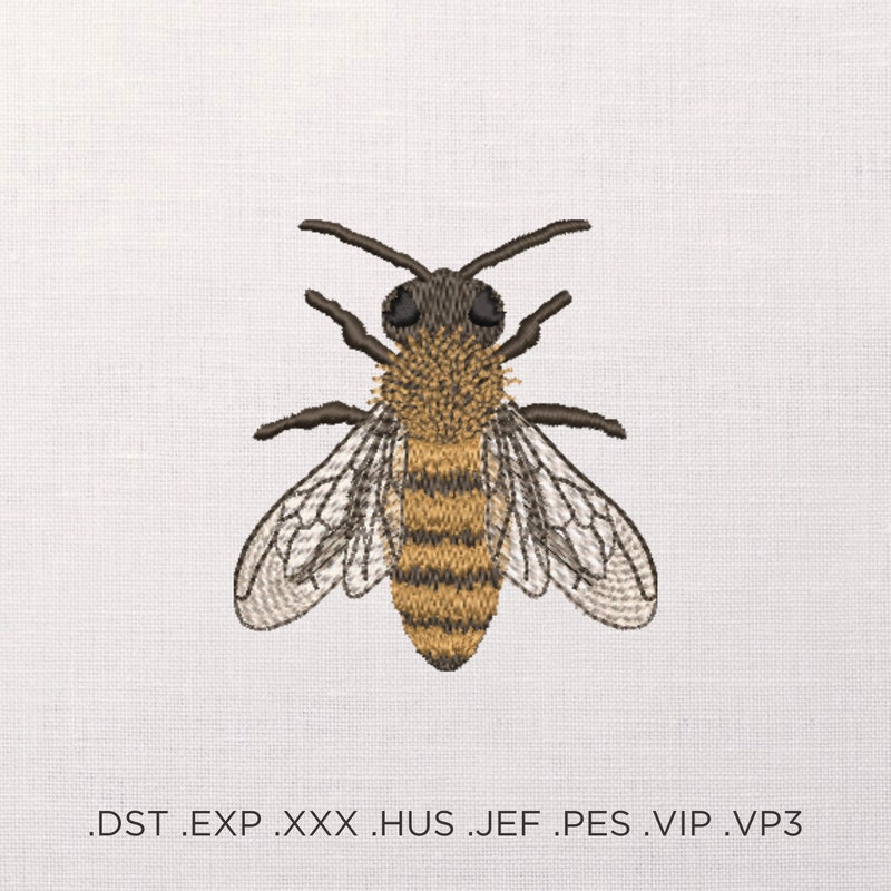 Bee Embroidery - Etsy