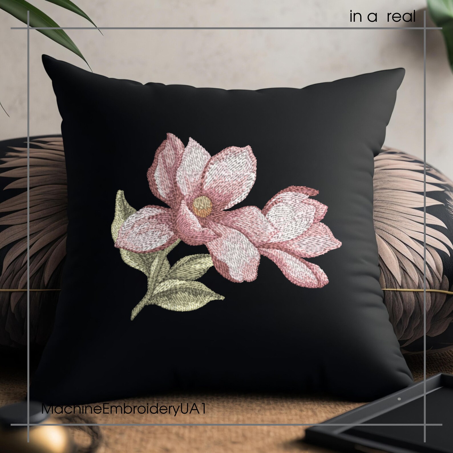 Magnolia Flower Machine Embroidery Design Magnolia Flower Embroidery Files 6 Sizes Instant ...