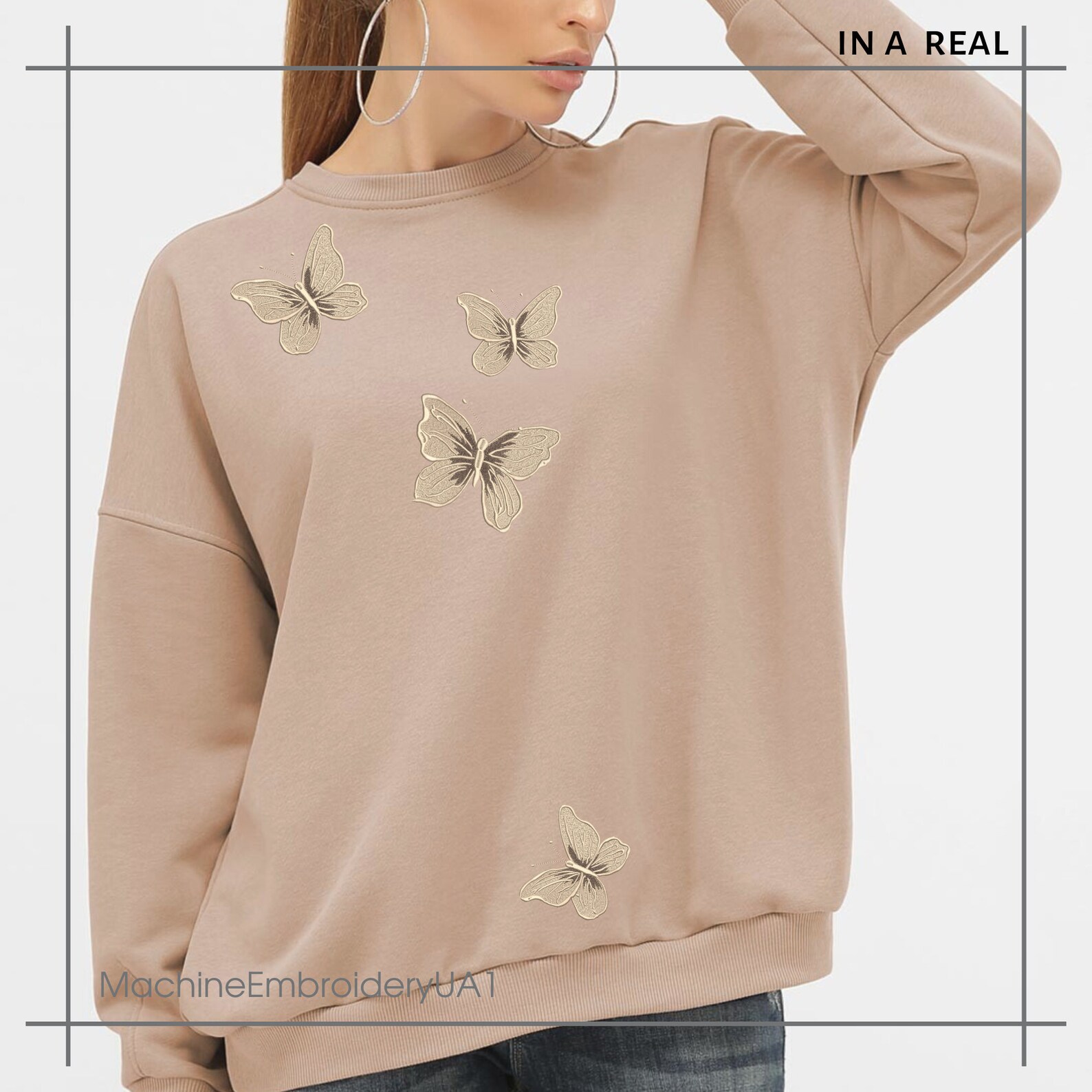 3D Butterfly Machine Embroidery Design 3D Butterfly - Etsy