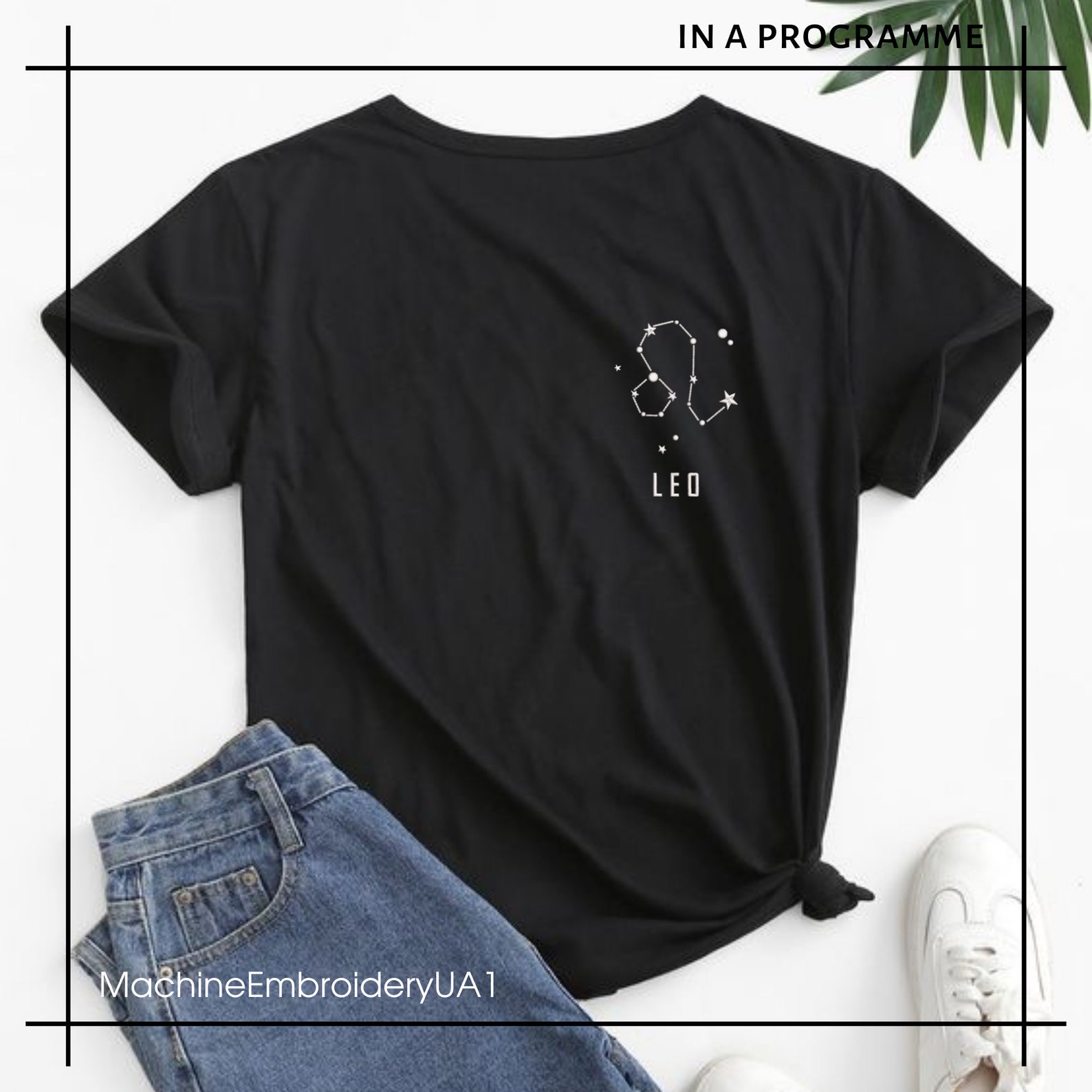 Constellation LEO Machine Embroidery Design 4 Sizes 2 | Etsy