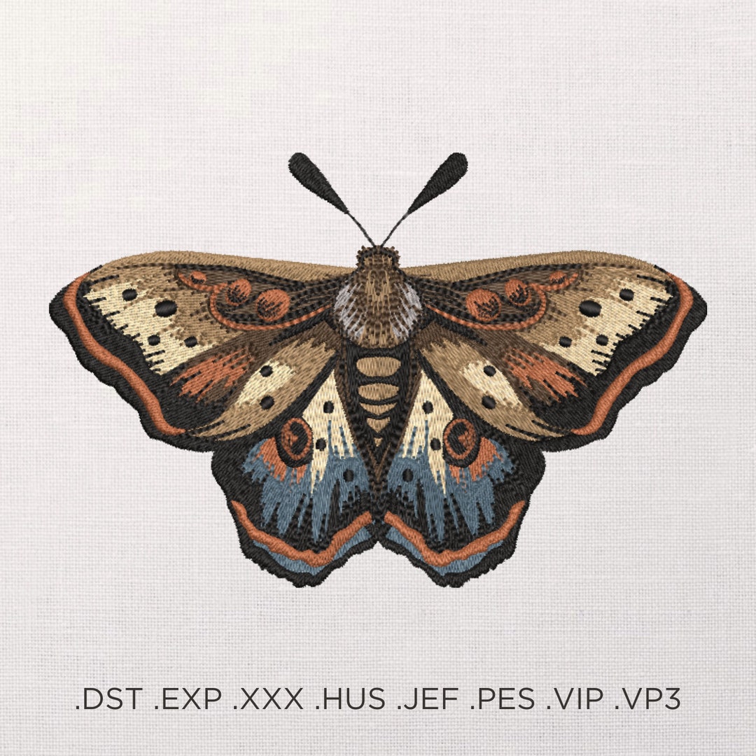 Butterfly Machine Embroidery Design - Photorealistic Butterfly ...