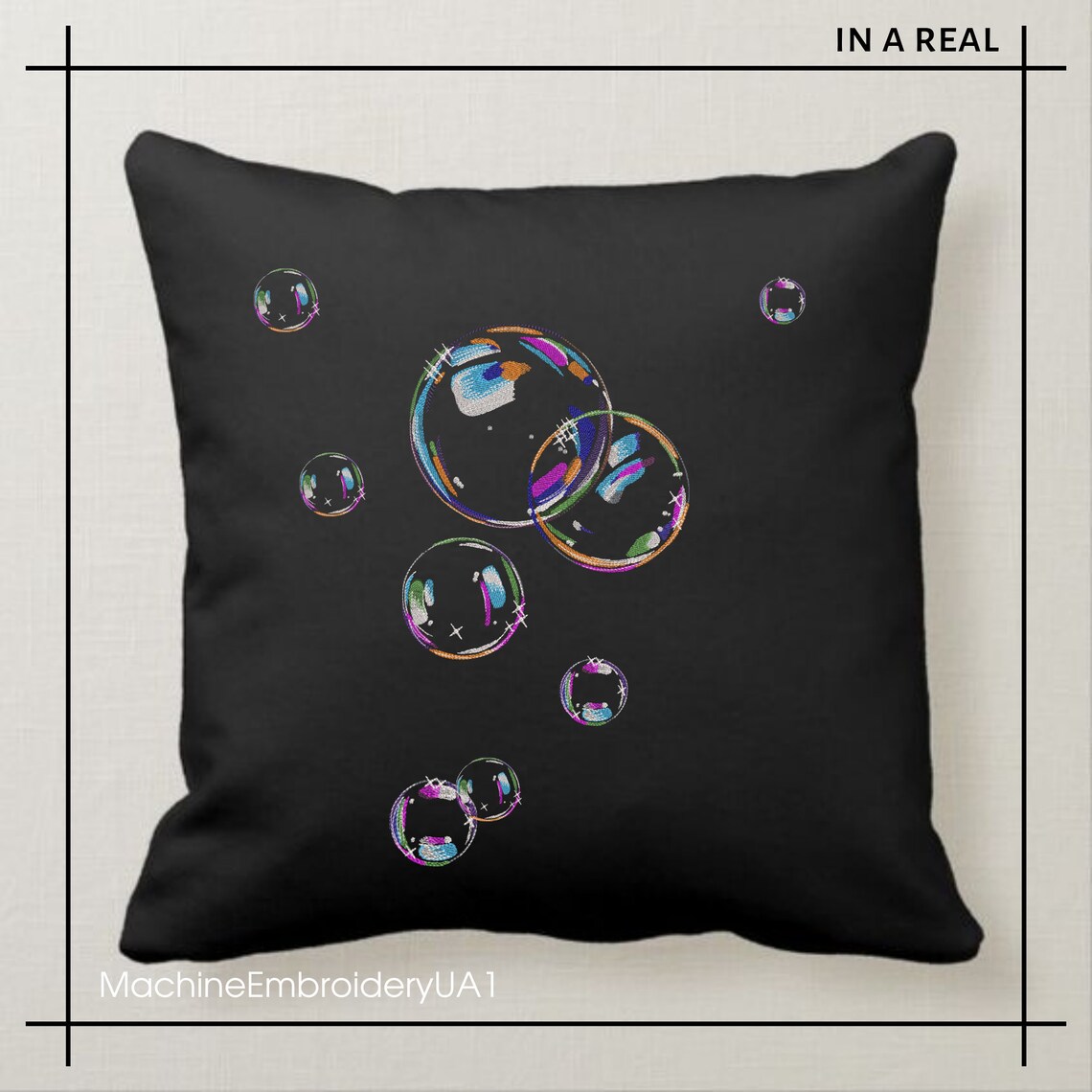 Soap Bubbles Machine Embroidery Design Blowing Bubbles - Etsy