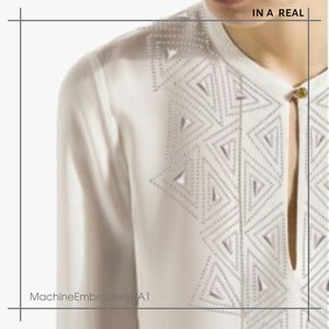 Neckline Machine Embroidery Design, Ornament Collar Embroidery Files ...