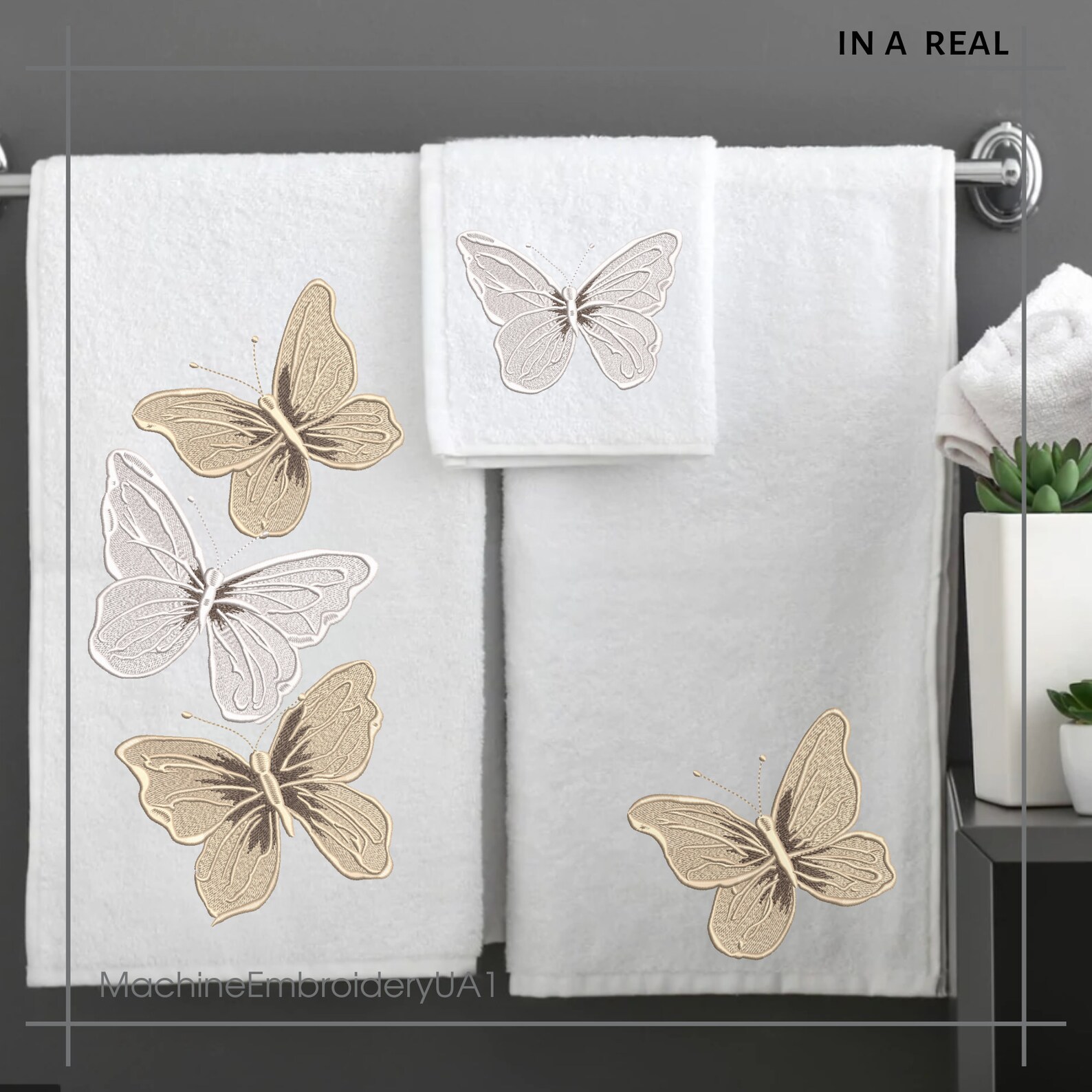 3D Butterfly Machine Embroidery Design - 3D Butterfly Embroidery Files ...