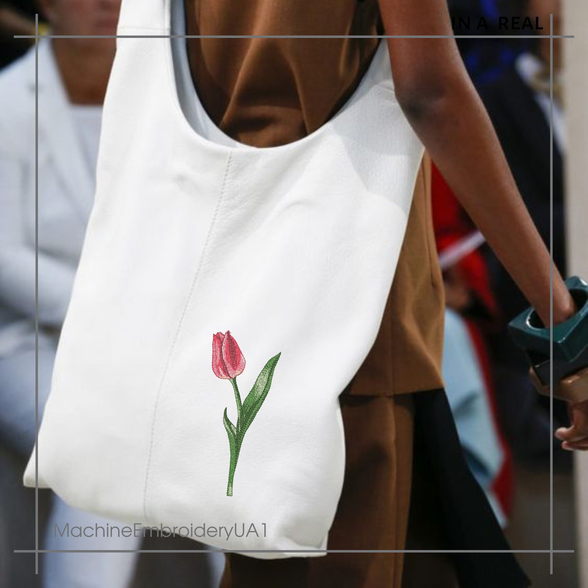 Tulip Machine Embroidery Design Tulip Embroidery Files 7 - Etsy