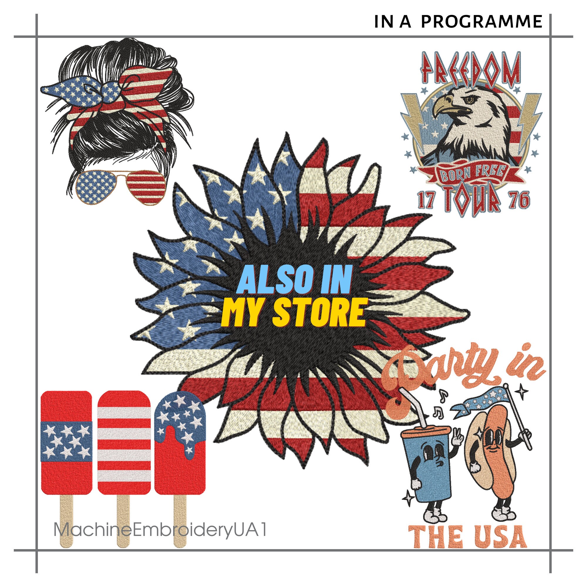 Tropical Island Machine Embroidery Design Holiday Embroidery - Etsy