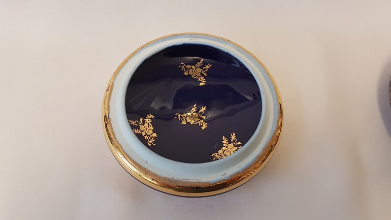 Le Roy Porcelain Trinket / Powder Box. Limoges, France - Etsy