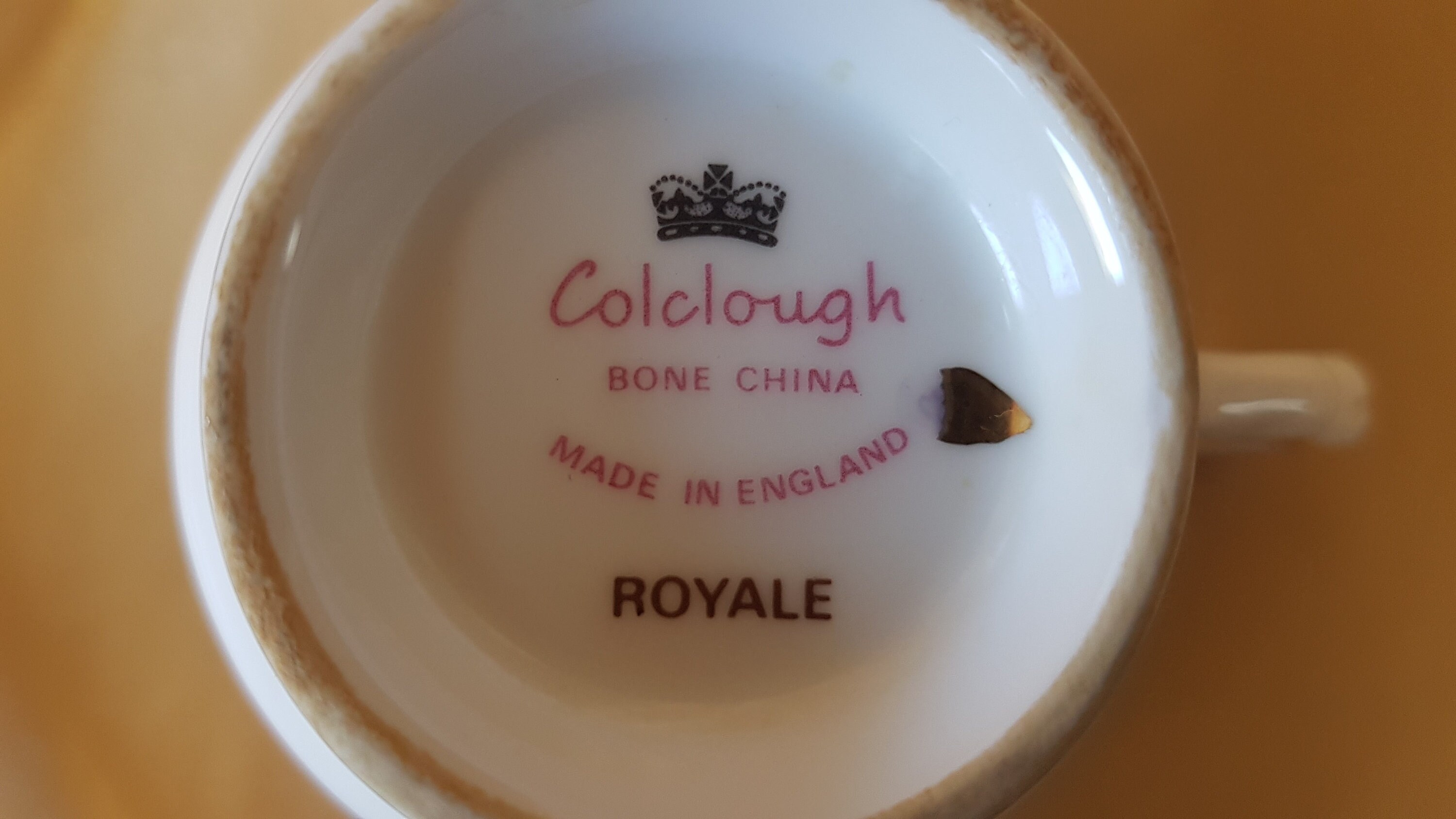 Colclough Royale Bone China Tableware Selection. Pattern Number 8525 ...
