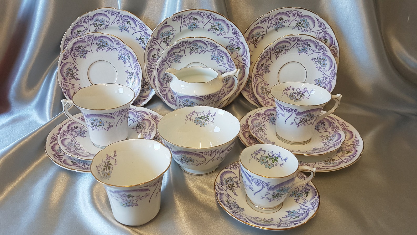 Spencer Stevenson Bone China Regina Tea Set Tableware. | Etsy