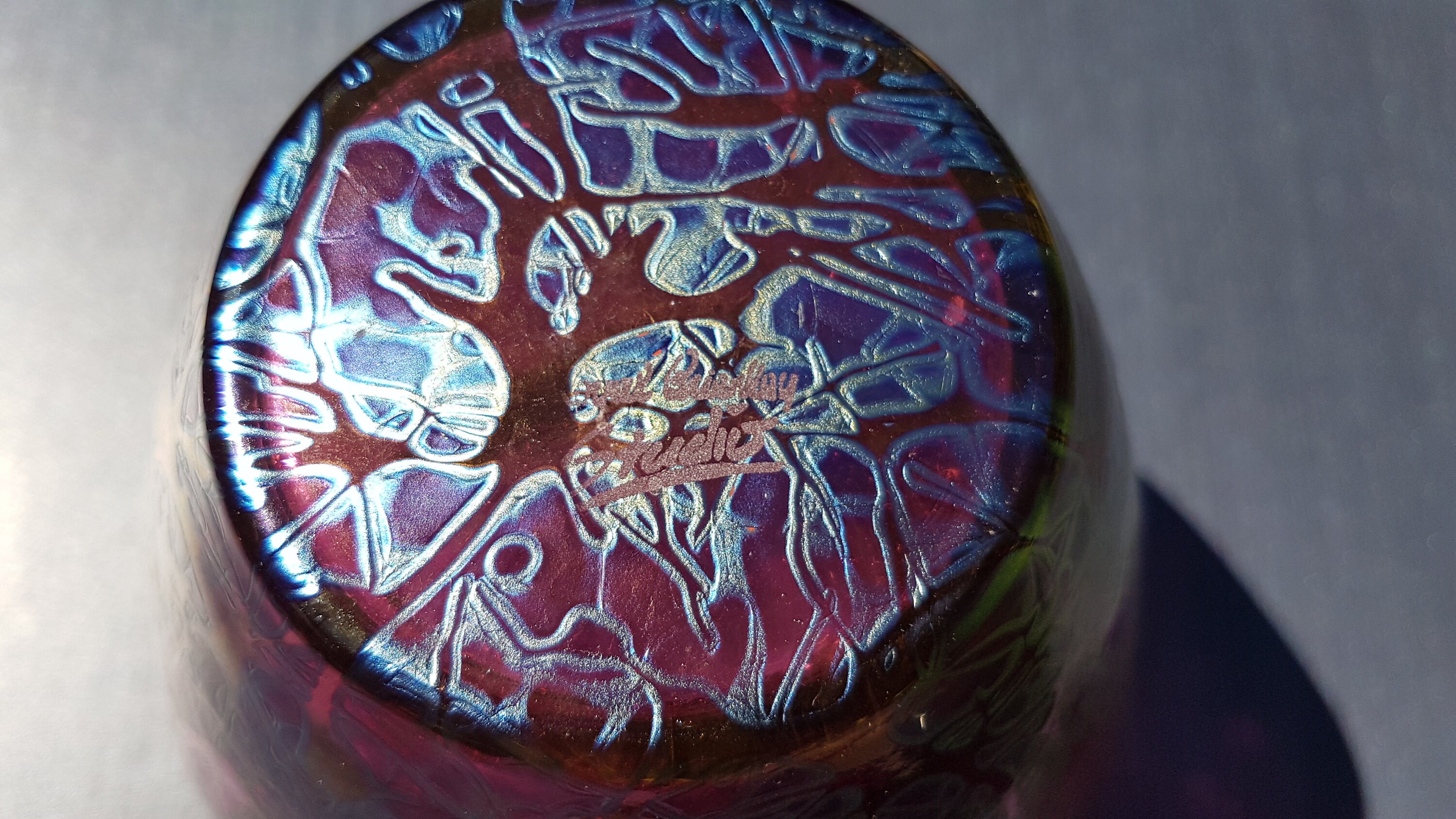 Royal Brierley Handmade Art Glass Studio Vase. Brierley Hill | Etsy