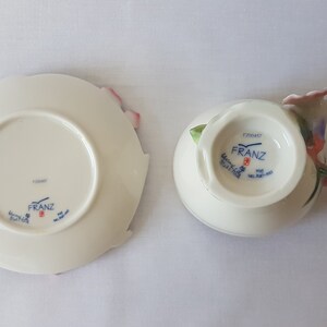 Franz Sage Teacup and Saucer, FZ00457. Jingdezhen, Jiangxi, China. - Etsy