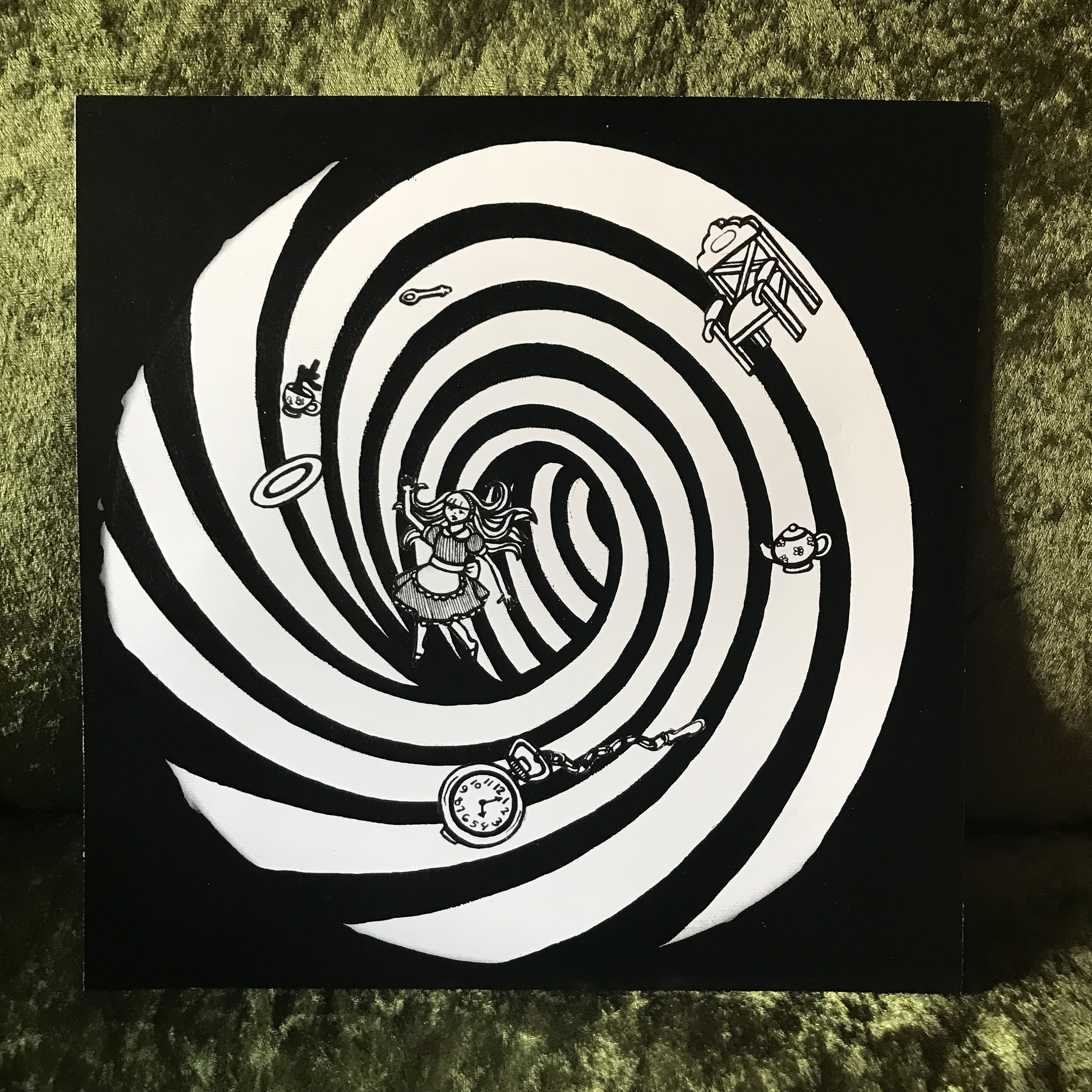 Down the Rabbit Hole Print - Etsy